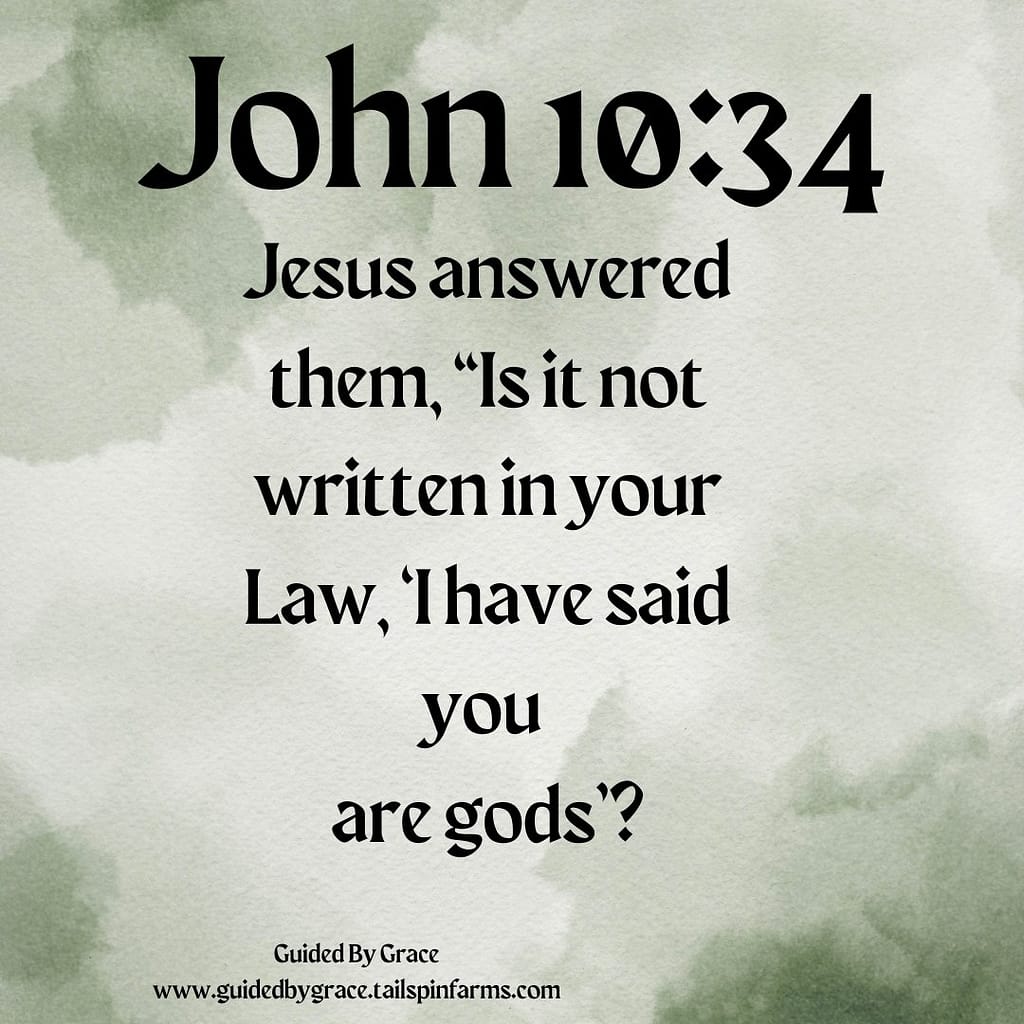 YOU ARE GODS? / JOHN 10:34 - Guided By Grace