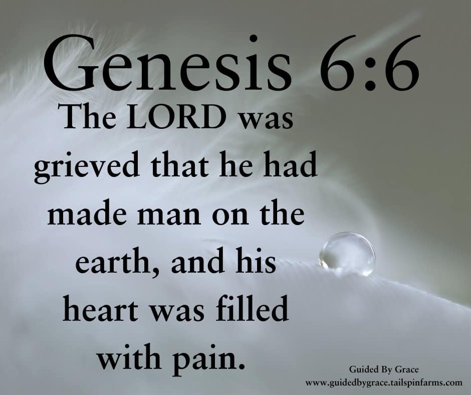 THE LORD WAS GRIEVED / GENESIS 6:6 - Guided By Grace