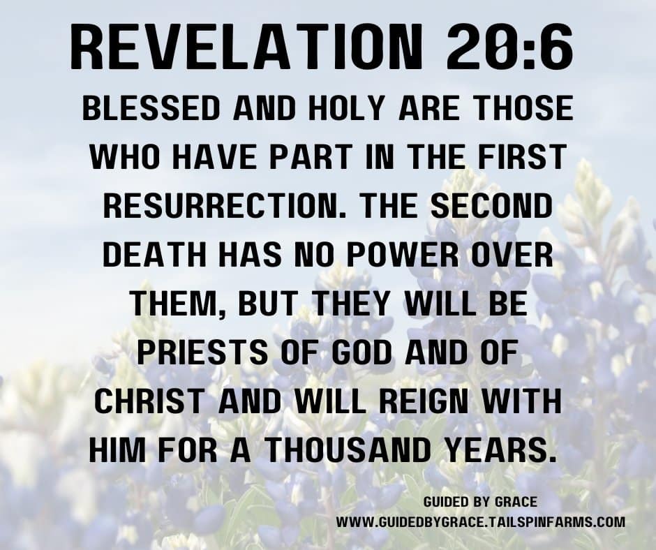 THE FIRST RESURRECTION / REVELATION 20:6 - Guided By Grace