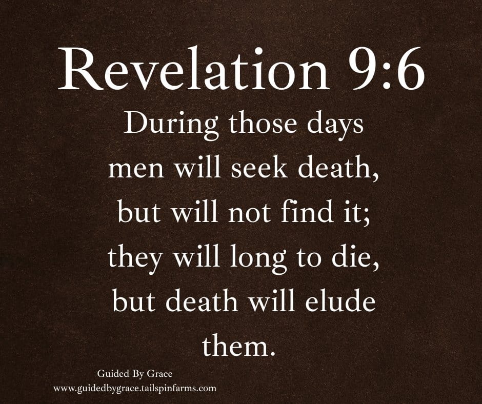 SEEK DEATH BUT WILL NOT FIND IT / REVELATION 9:6 - Guided By Grace