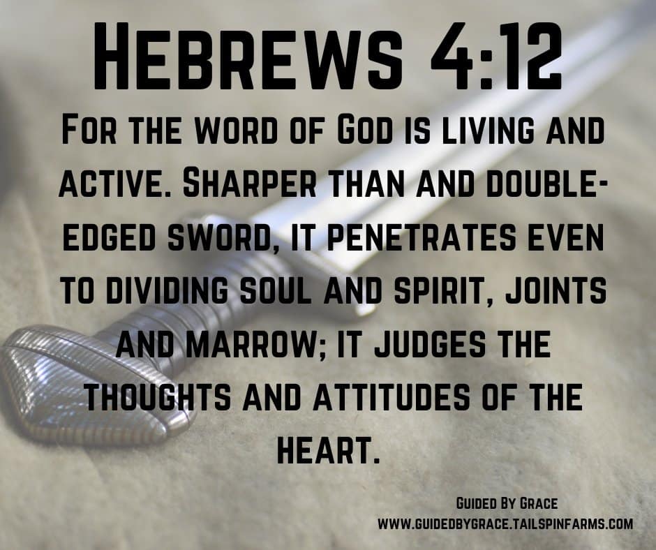 THE WORD OF GOD / HEBREWS 4:12 - Guided By Grace